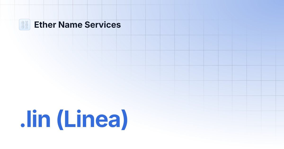 .lin (Linea) | Ether Name Services